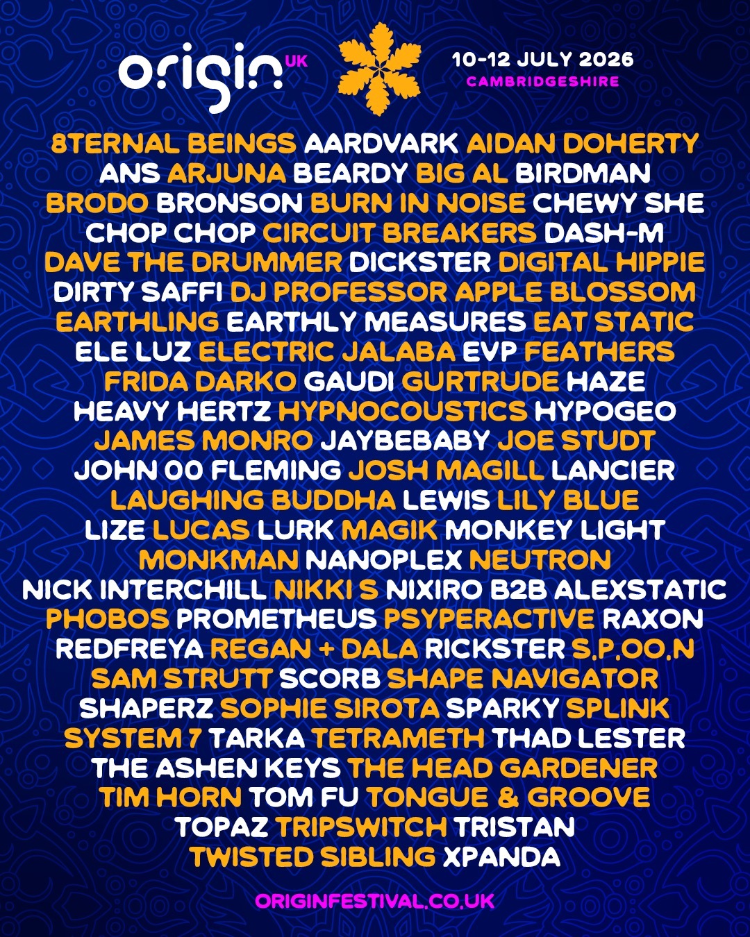 Origin Festival 2026 · Festivals · Festivals & Gigs
